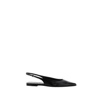 Aeyde Femme, Chaussures, Noir, Taille: 38 1/2 EU Fedora Slingback Flats