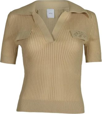 Patou Femme, Pulls, Beige, Taille: 38 FR Patou Sweaters
