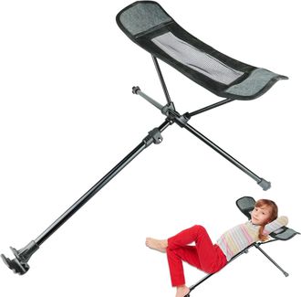 Generico Einziehbare Beinst&uuml;tze: 15,75-27,56 Zoll, 420 g, Hocker aus Aluminiumlegierung, zusammenklappbare Ausr&uuml;stung f&uuml;r den Au&szlig;enbereich, Picknick, Reisen, C