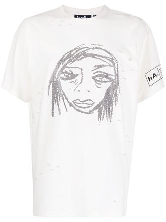 Haculla t-shirt Caught My Eye - Blanc