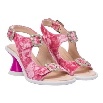 Strategia Elegant Leather High Heel Sandalen - - Shoes - Damen - Rosa - 38 EU