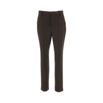 Ralph Lauren Pantalon Droit Tailleur - Femme - Pantalons - Brun - Taille: 34 FR