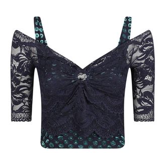 Paco Rabanne Femme, Blouses et Chemises, Bleu, Taille: 38 FR Top Manches Courtes