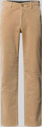 Christian Berg Straight Fit Cordhose mit französischen Eingrifftaschen