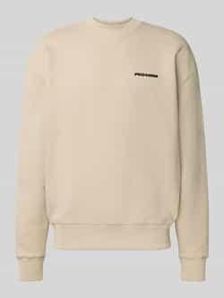 Pegador Oversized Sweatshirt mit Logo-Stitching und Rundhalsausschnitt