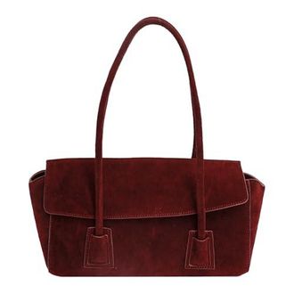 Generic Sac &agrave; main tendance sous les bras pour femme en cuir synth&eacute;tique r&eacute;tro avec poign&eacute;e sup&eacute;rieure pour le travail, le shopping, les voyages, rouge, 480.0