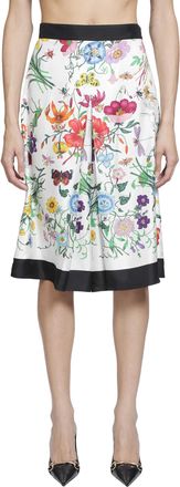 Gucci Printed Silk Bermuda Pants