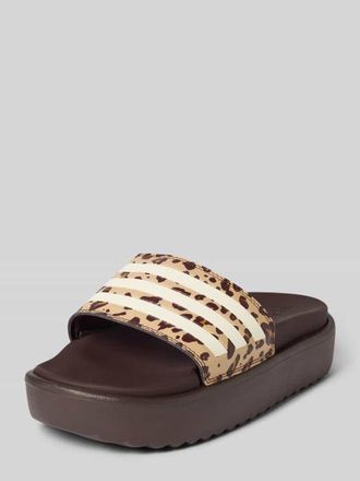 adidas Badeschuhe mit Label-Pr&auml;gung Modell ADILETTE PLATFORM