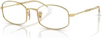 Ray-Ban Rb6510 Optics Arista Gold Fassung Klar Glas Polarisiert 50-20
