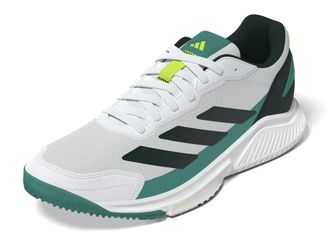 adidas Adidas Herren Courtquick Mens Padel Shoes, Cloud White/Cloud White/Aurora Ivy, 39 1/3 EU
