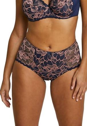 Sans Complexe Femme Capucine Slip Taille Moyenne, Bleu Marine & Rose, 38-40 EU