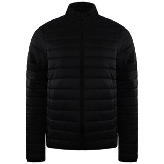 Ben Sherman Leichte, schwarze Wattierte Herrenjacke