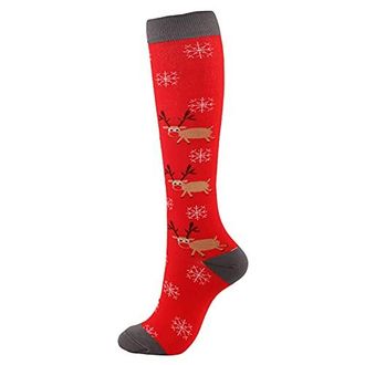 Generic Cocila Chaussettes Chaudes Femme Homme De No&euml;l Pour Femmes Performance D&eacute;contract&eacute;e Coton Sports Loisirs D&eacute;contract&eacute;es Hautes Et J One Size Socquettes