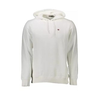 Napapijri Bio-Baumwoll Kapuzenpullover - - Sweatshirts & Hoodies - Herren - Wei&szlig; - XL