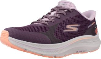 Skechers Damen Go Run Consistent 2.0 Captiva Sneaker, Dark Purple Textile/Trim, 38.5 EU