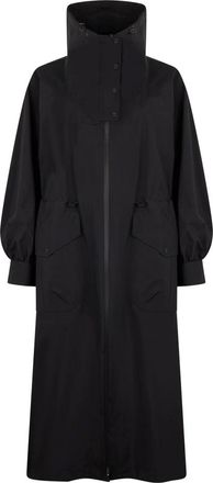Herno Femme, Manteaux, Noir, Taille: 38 FR Laminar Long Coat