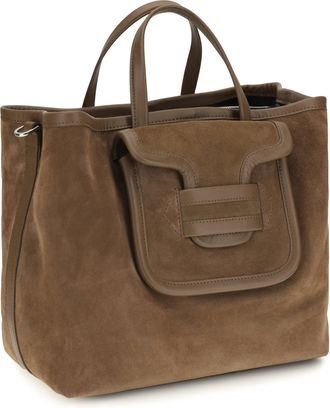 Pierre Hardy Alpha Day Tote Shoulder Bag - Brown