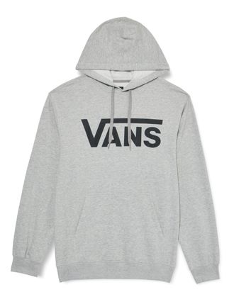 Vans Classic Po-b Sweatshirt, Beton meliert und Schwarz, XL f&uuml;r Herren