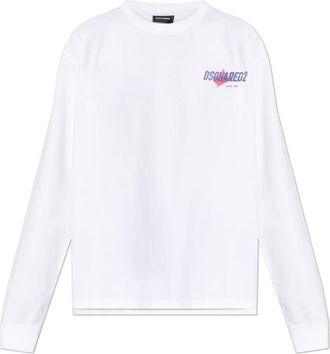 Dsquared2 Herren, Oberteile, Wei&szlig;, LGr&ouml;&szlig;e