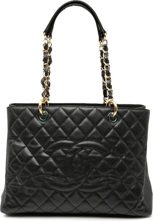 Chanel Shopper - Caviar Grand Shopping Tote - Gr. unisize - in Schwarz - f&uuml;r Damen