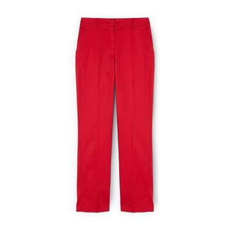 Motivi Regular Slim Hose - - Trousers - Damen - Rot - XL