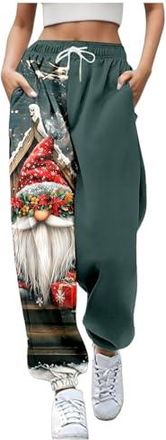 Generic Leggings Femme, Legging Chaud Femme Hiver Christmas Pantalon De NoëL pour Sport avec Motif PèRe NoëL Sport Le Yoga Et Les Loisirs Tenues