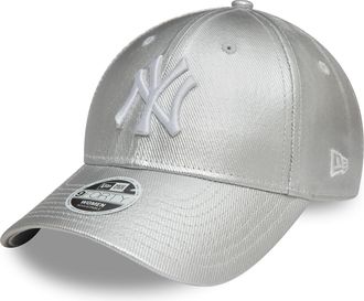 New Era Cap New Era New York Yankees Met Denim 9Forty 60595374 Silberfarben