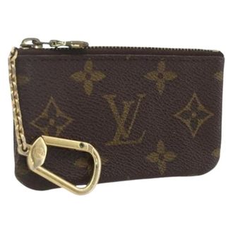 Louis Vuitton Portefeuille en toile Pre-owned - Femme - Pre-owned - Brun - Taille: ONE Size