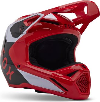 Fox Helm FOX V1 Lean Fluo RED S
