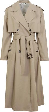 Max Mara Femme, Manteaux, Brun, Taille: 38 FR Giunchi Trench