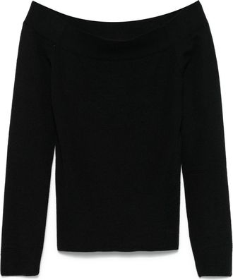 Tom Ford Schulterfreier Pullover - Schwarz