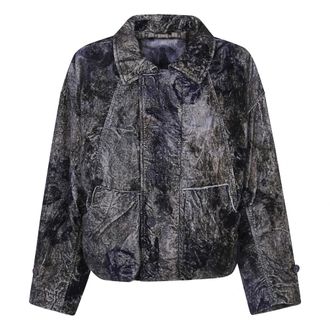 Ziggy Chen Velvet Fliegerjacke - - Jackets - Herren - Grau - S