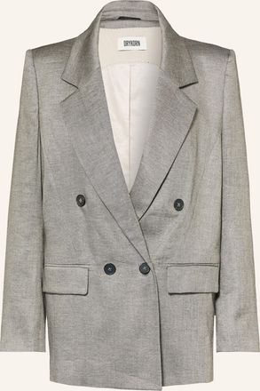 Drykorn Drykorn Blazer Hadlow Mit Leinen grau