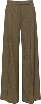 Max Mara Femme, Pantalons, Vert, Taille: 36 FR Wide Pantalons
