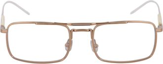 Brunello Cucinelli unisex, Accessoires, Brun, Taille: 53 MM Satin Gunmetal Lunettes Optiques