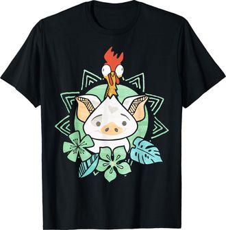 Disney Moana Pua Hei Hei Tropical Portrait T-Shirt