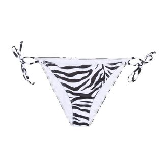 Gestuz Wei&szlig;er Tiger Bikini Unterteil - - Swimwear - Damen - Wei&szlig; - L