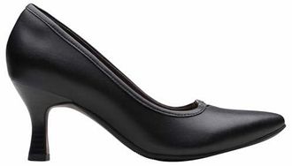 Clarks Femme Kataleyna West, Cuir Noir, 41 EU