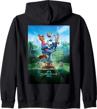 Disney Zootropolis 2 Nick Judy Gary Russ Marsh Market Poster Kapuzenjacke