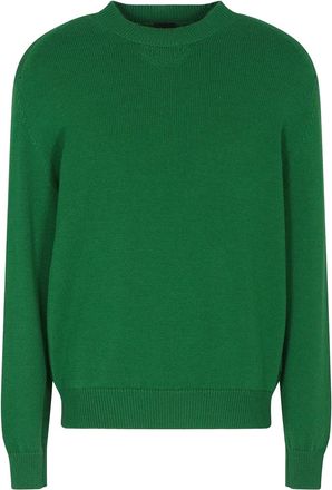 A|X Armani Exchange Pullover f&uuml;r Herren/Damen Unisex, Rundhalsausschnitt, Lang&auml;rmlig (Gartengr&uuml;n)
