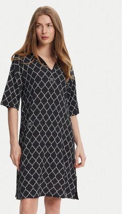 Max Mara Kleid für den Alltag Aidone 2516621079 Schwarz Relaxed Fit