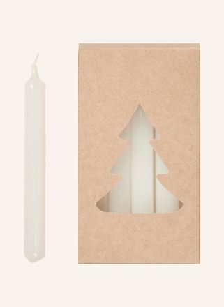 Broste Copenhagen Broste Copenhagen 20er-Set Kerzen Glossy Christmas Tree weiss