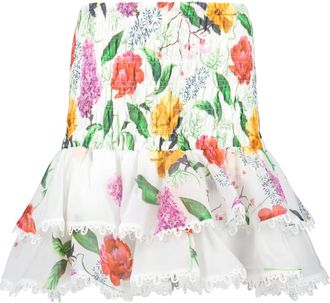 Charo Ruiz Ibiza Jupe Courte Gladi Imprim&eacute; Multicolore