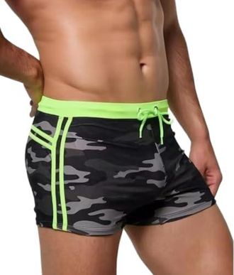 Generic HUIWDP Short d&eacute;t&eacute; respirant &agrave; s&eacute;chage rapide pour homme Taille ajust&eacute;e, A11, XXL