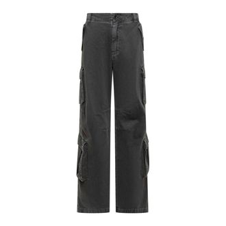 Dolce & Gabbana Homme, Jeans, Noir, Taille: M Pantalon Cargo &agrave; Jambes Larges