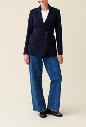 Claudie Pierlot Veste tailleur bleu marine