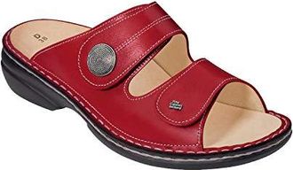 Finn Comfort Femme Sansibar Mules, Rouge, 37 EU
