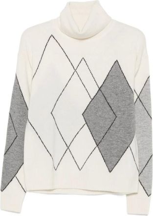 Seventy Femme, Pulls, Blanc, Taille: 36 FR Pull &agrave; col roul&eacute;