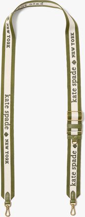 Kate Spade New York Kate Spade Taschenriemen Mit Gewebtem Logo f&uuml;r Frauen in Verzaubertes Gr&uuml;n Mehrfarbig | gewebt
