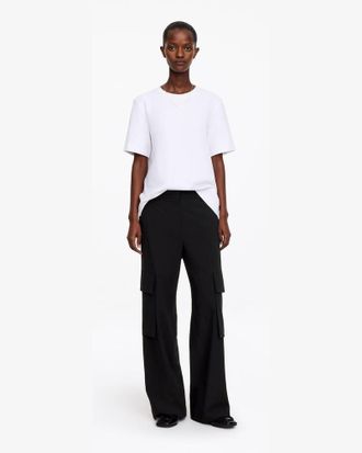 Arket Bellow Pocket Trousers -Schwarz